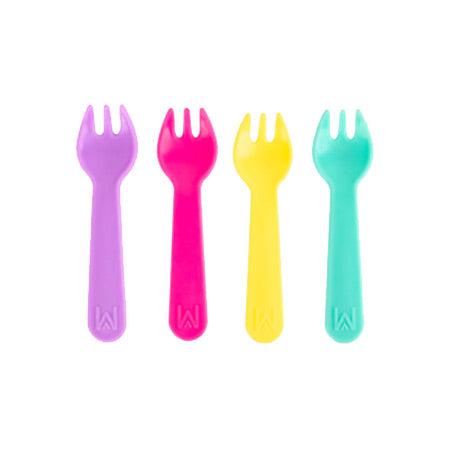 Montiico Mini Spork Set (4pk) - Hello Green