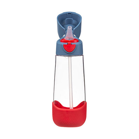 b.box Drink Bottle w/ Straw Lid (600ml) - Hello Green