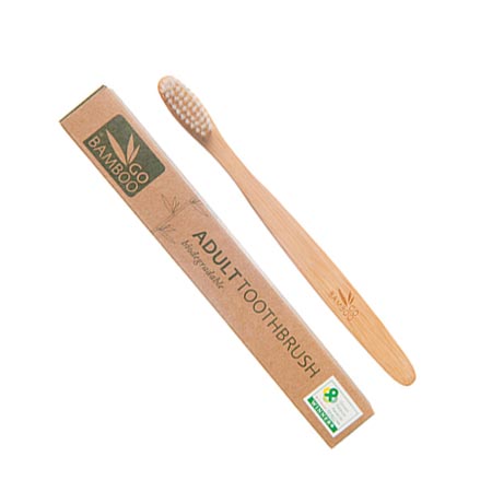 Go Bamboo Toothbrush (1pk) - Hello Green