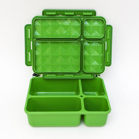 Go Green Medium Bento Lunch Box - Hello Green