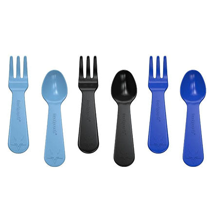 Lunch Punch Mini Fork and Spoon Set (6pk) - Hello Green