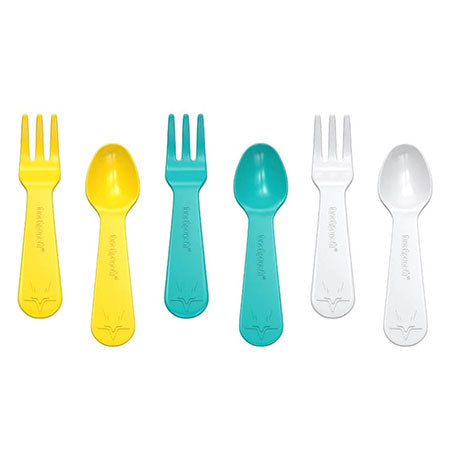 Lunch Punch Mini Fork and Spoon Set (6pk) - Hello Green