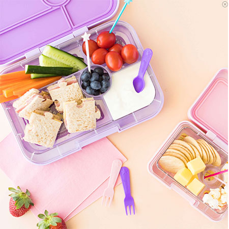 Lunch Punch Mini Fork and Spoon Set (6pk) - Hello Green