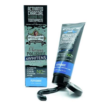 My Magic Mud Charcoal Whitening Toothpaste (1 pk) - Hello Green