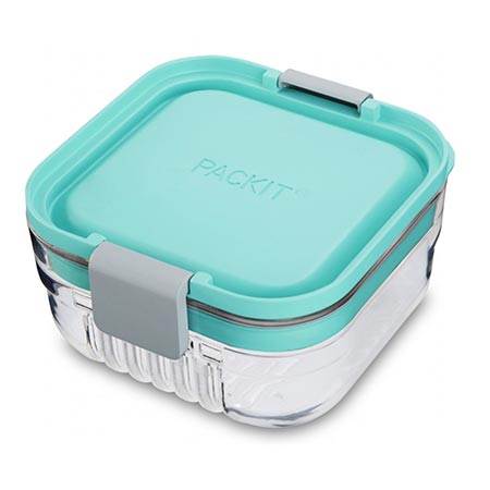 Packit Mod Bento Snack Box - Hello Green