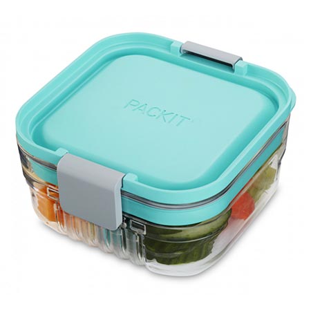 Packit Mod Bento Snack Box - Hello Green