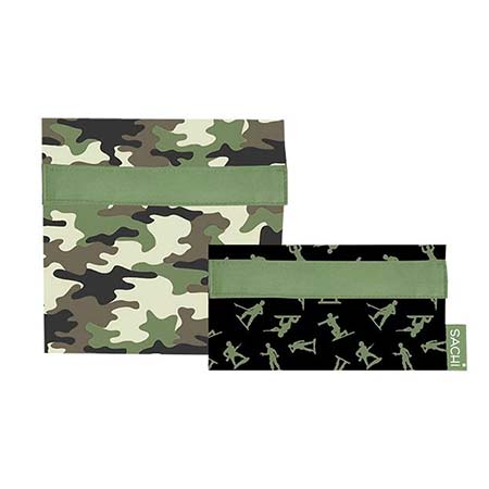 Sachi Reusable Sandwich & Snack Pockets (Set of 2) - Hello Green