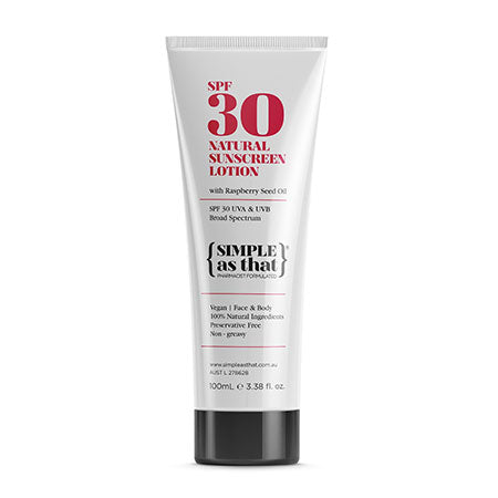 Simple As That Sunscreen (SPF 30, 100ml) - Hello Green