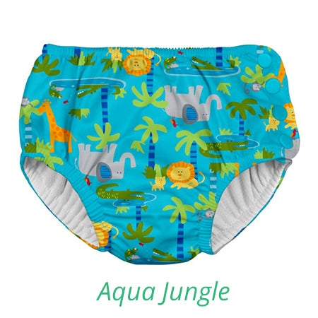 i Play Reusable Swim Nappy (Fun Snap) - Hello Green